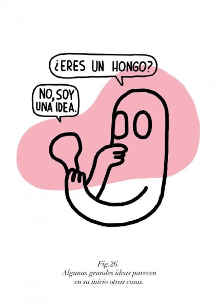 El libro que habla de 30 ideas sobre las ideas con ilustraciones