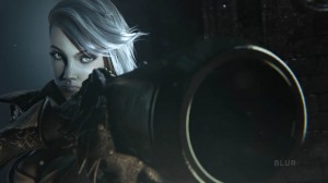 Una cinemática de un videojuego llamado Angel Stone
