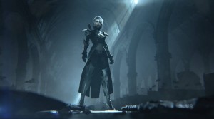 Una cinemática de un videojuego llamado Angel Stone