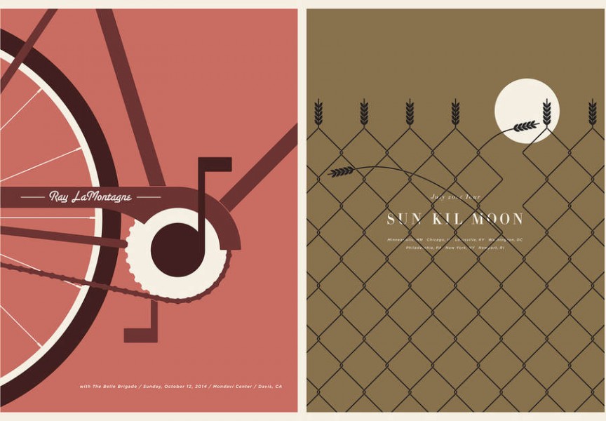 Pósters minimalistas y varios carteles de insectos imaginarios