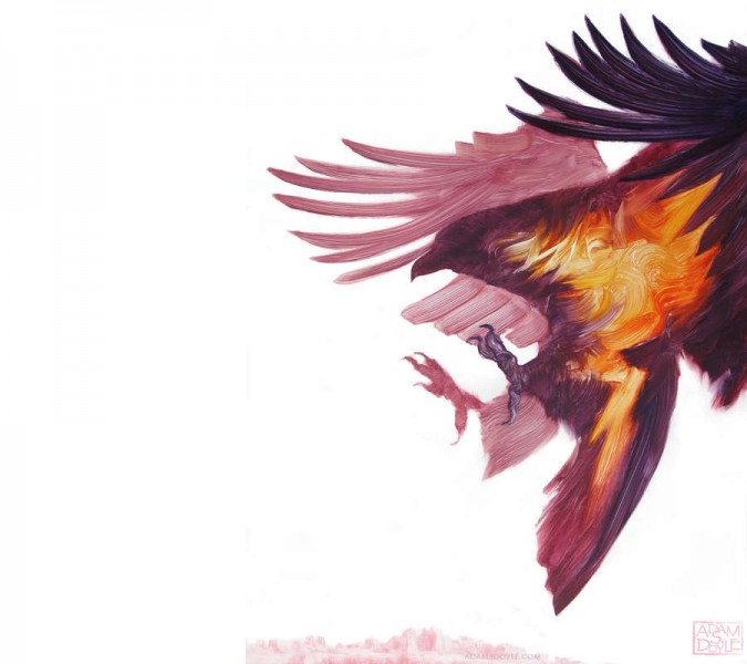 Pinturas hechas a pinceladas de óleo por Adam S Doyle