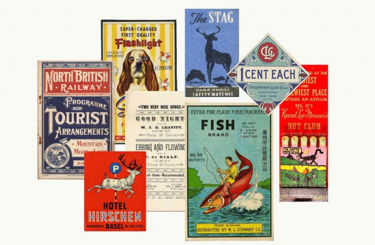 Diseños con tipografías vintage hechas con códigos CSS