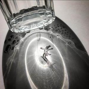 Ilustraciones realizadas con sombras por Vincent Bal