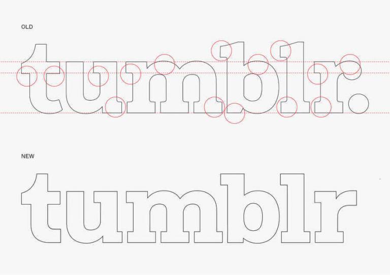 El nuevo logotipo de tumblr le dice adiós a las letras redondas