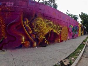 Mural de COCO de 340 metros para celebrar el Día de Muertos