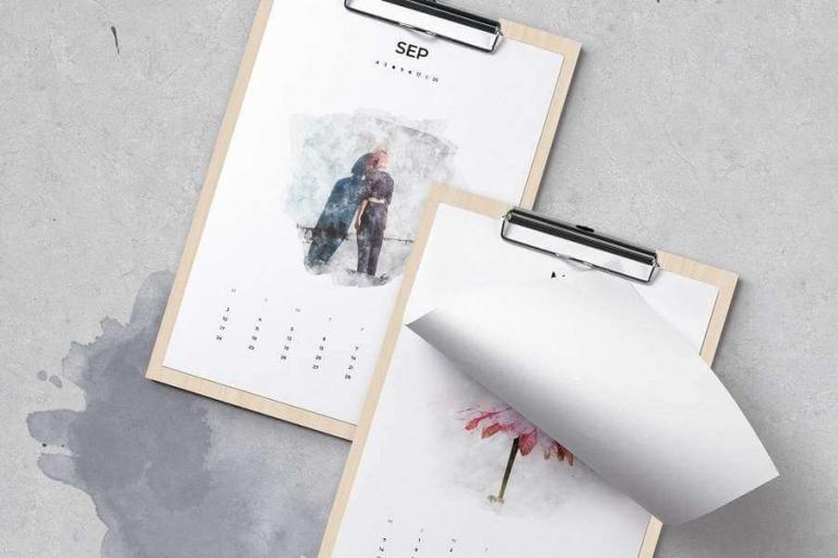 10 plantillas de calendarios para editar y personalizar e imprimir