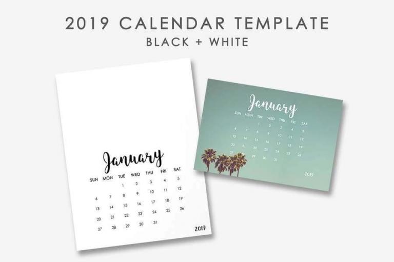 10 plantillas de calendarios para editar y personalizar e imprimir