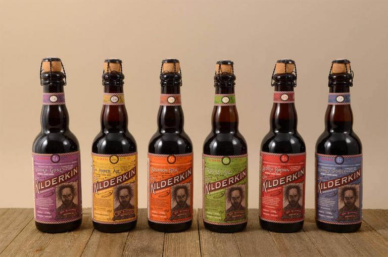 8 botellas y latas de cerveza con diseño auténtico y original