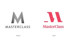 La plataforma de cursos online MasterClass entrena logotipo