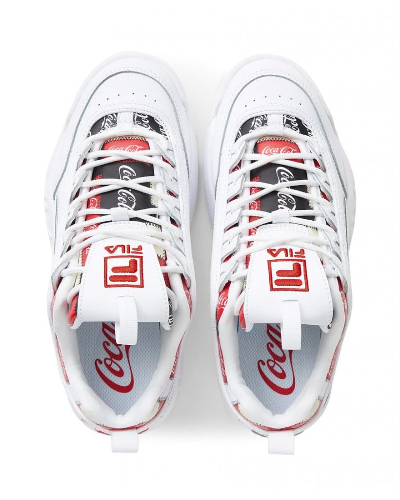 Coca-Cola y FILA lanzan una colaboración de ropa y calzado